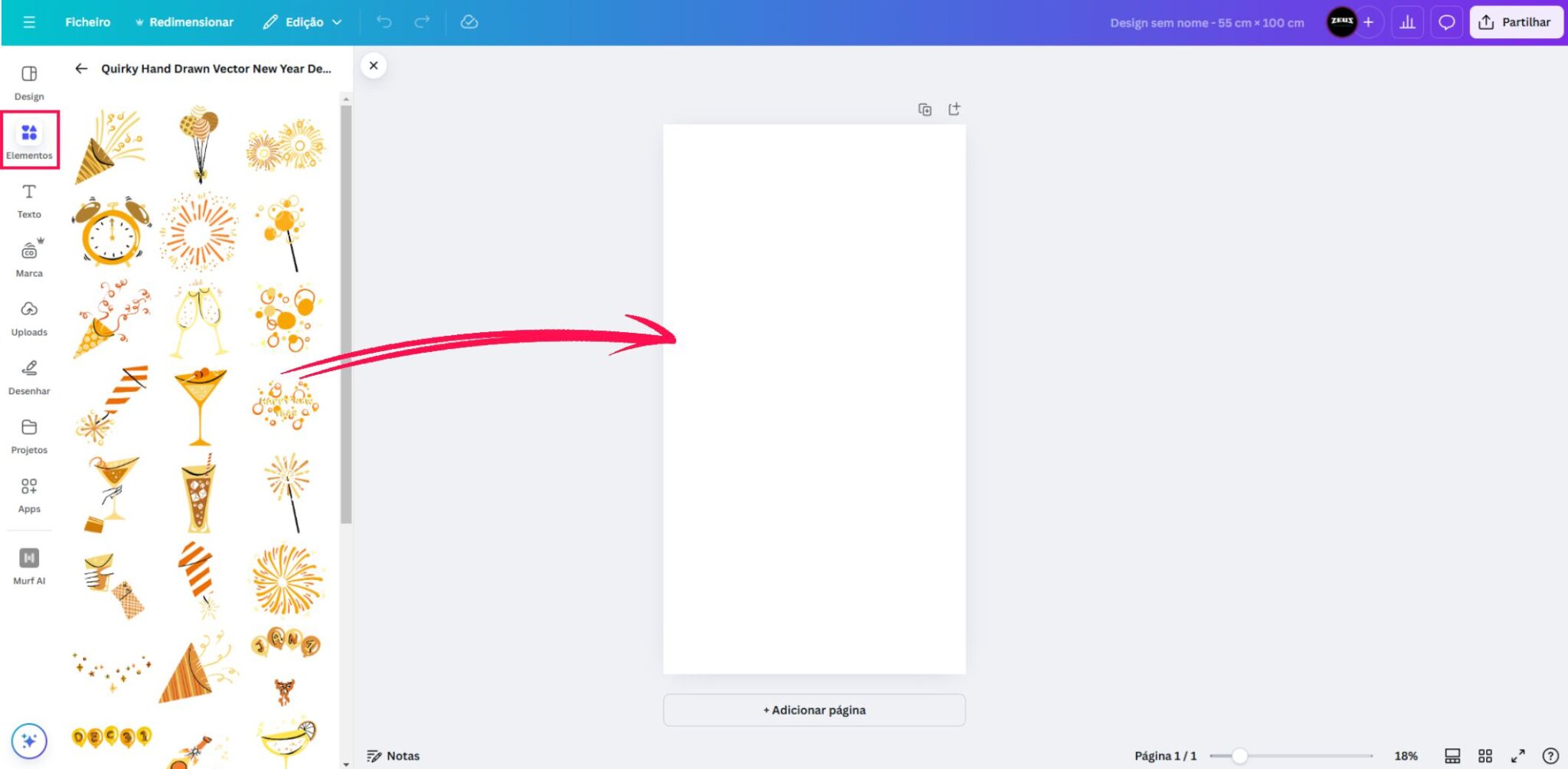 Como criar um plano no Canva – Zeus Transfers