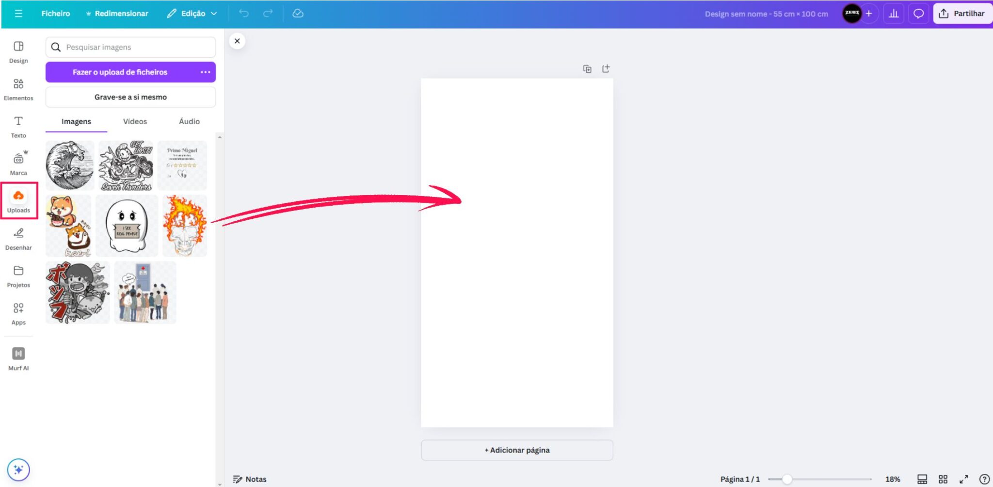 Como criar um plano no Canva – Zeus Transfers